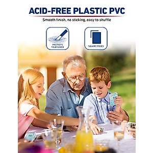 Professional Grade Penny Sleeves, Baseball, Basketball, Football, Pokémon, YUGIOH, MTG Card Holders and Protector Soft Sleeves 500 Count