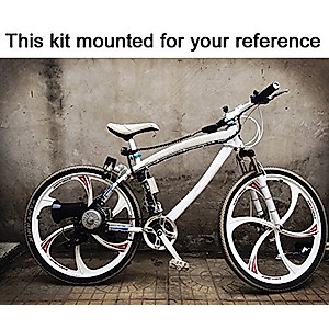 L-faster 24V36V250W Electric DC Motor Brushes Motor for Electric Bike Conversion Kit Electric Bicycle Scooter Motor (36V 250W)