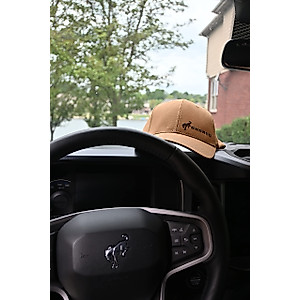 Ford Bronco Baseball Cap, Adjustable 6-Panel Duck Hat, Brown