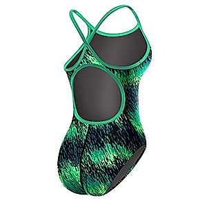 TYR Women’s Perseus Diamondfit Swimsuit, Green, 30