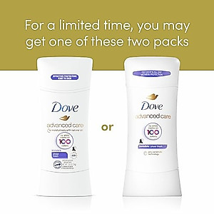 Dove Advanced Care Antiperspirant Deodorant Stick Sheer Fresh 4 Count Anti-stain antiperspirant deodorant for soft underarms 72-hour underarm odor protection and all-day sweat control 2.6 oz