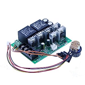 High-Power 40A Reversing DC 12V 24V 36V 48V Motor Governor Speed Controller Reversing Switch