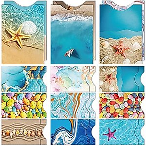 24 Pieces RFID Blocking Sleeves Aluminum Foil Identity Prevention RFID Credit Card Holders Includes 18 Card Sleeves and 6 Passport Sleeves