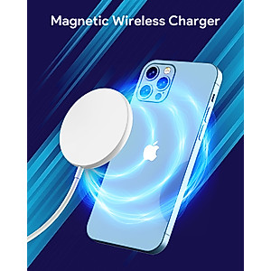 Magnetic Wireless Charger for iPhone 15 14 Wireless Charger with 20W PD USB C Charger, 2 Pack SMOONFACE Compatible with Magsafe Charger for iPhone 15/15Pro/15promax/ 14/14pro/14plus/14promax/AirPods3