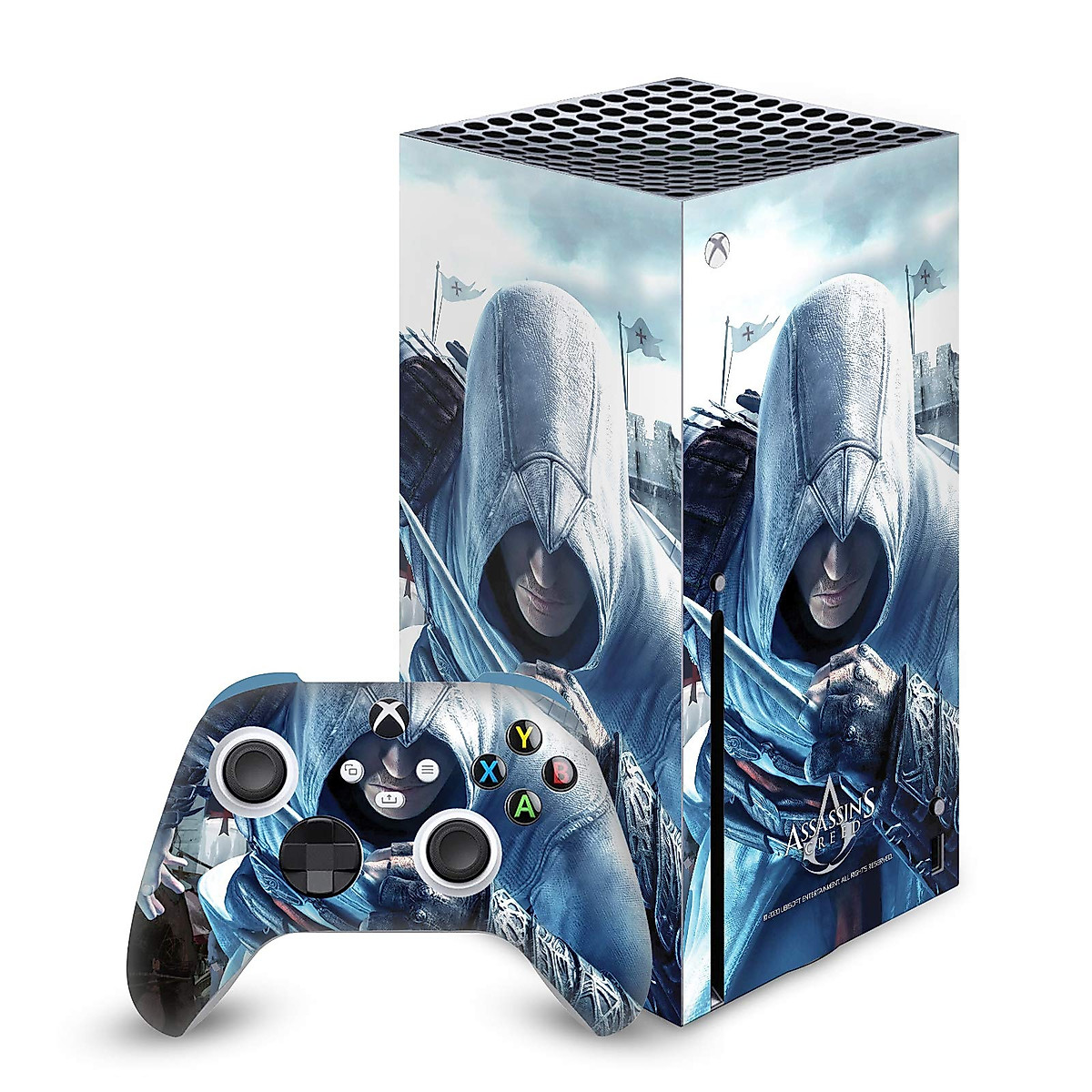 Head Case Designs Officially Licensed Assassin's Creed Altaïr Hidden Blade Key Art Matte Vinyl Sticker Gaming Skin Case Cover Compatible with Xbox Series X Console and Controller Bundle