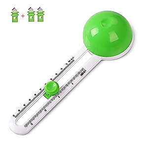 Circle Paper Cutter Circle Cutter for Paper Crafts Cut Circle Paper Trimmer Scrapbook Circle Cutter Rotary Paper Cutter Round Cutting Knife Card Cutter for DIY Crafts Cards(Include 3 Green Blade)