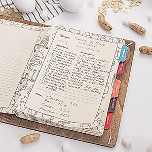 Personalized Recipe Book To Write In Your Own Recipes - Blank Recipe Binder Cookbook - Family Recipe Book Organizer (Large)