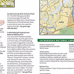 Virginia Map (National Geographic Guide Map)