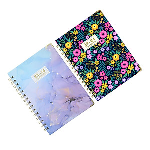 NUOBESTY 2pcs Carnes Para Estufa Student Notebook Note Pads Work Note Book Teacher Lesson Planner 2023-2024 Household Weekly Planner Write a Book Coil Book Office Course