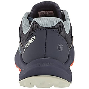 adidas Men's Terrex Trailrider Trail Running Shoe, Wonder Steel/Magic Grey Met/Impact Orange, 10