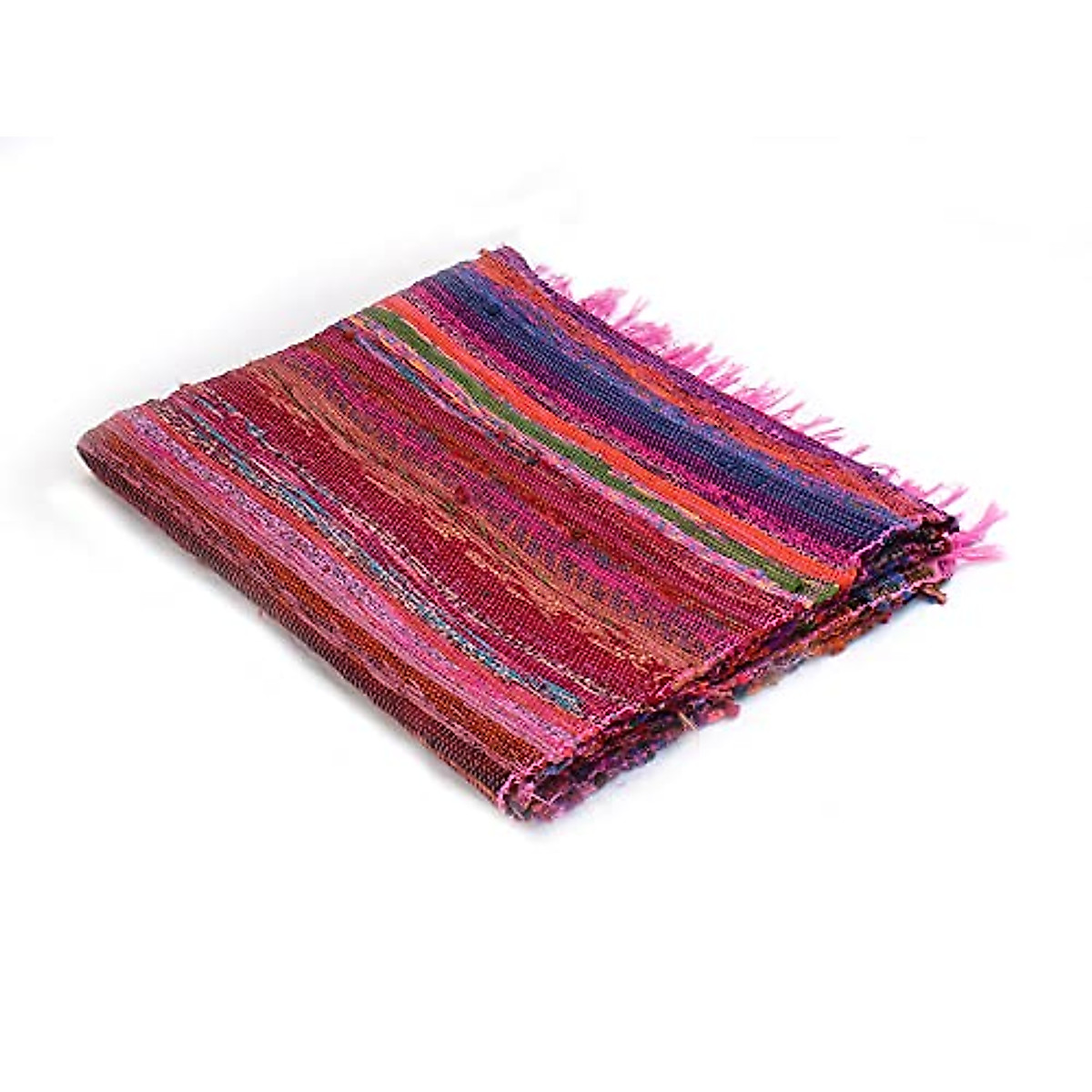 Handmade Braided Chindi Rug, Rag Rug, Area Rug, Carpet Rug, Runner Rug 3x5 Foot, 4x6 Foot, 5x7 Foot, Carpet Area Rug (3x5 Ft (36x60 Inch))