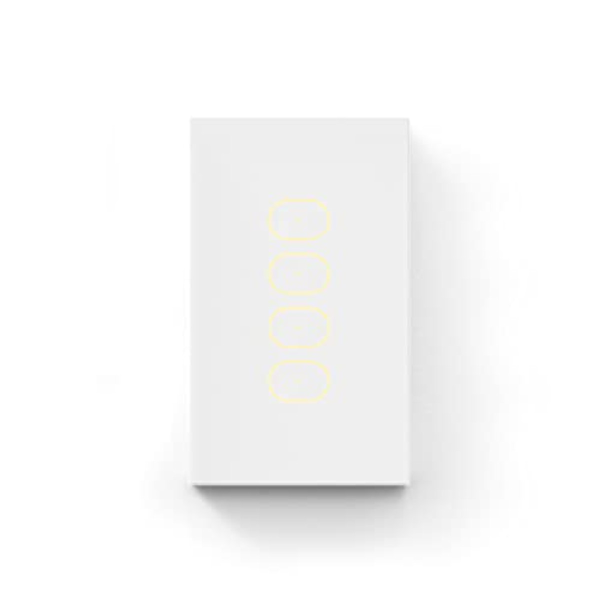 LIFX Smart Switch, 4 Button in-Wall Wi-Fi Smart Touch Glass Switch (White)