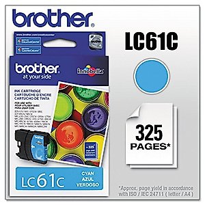 Brother Lc61c Innobella Ink Cartridge, Cyan - in Retail Packaging