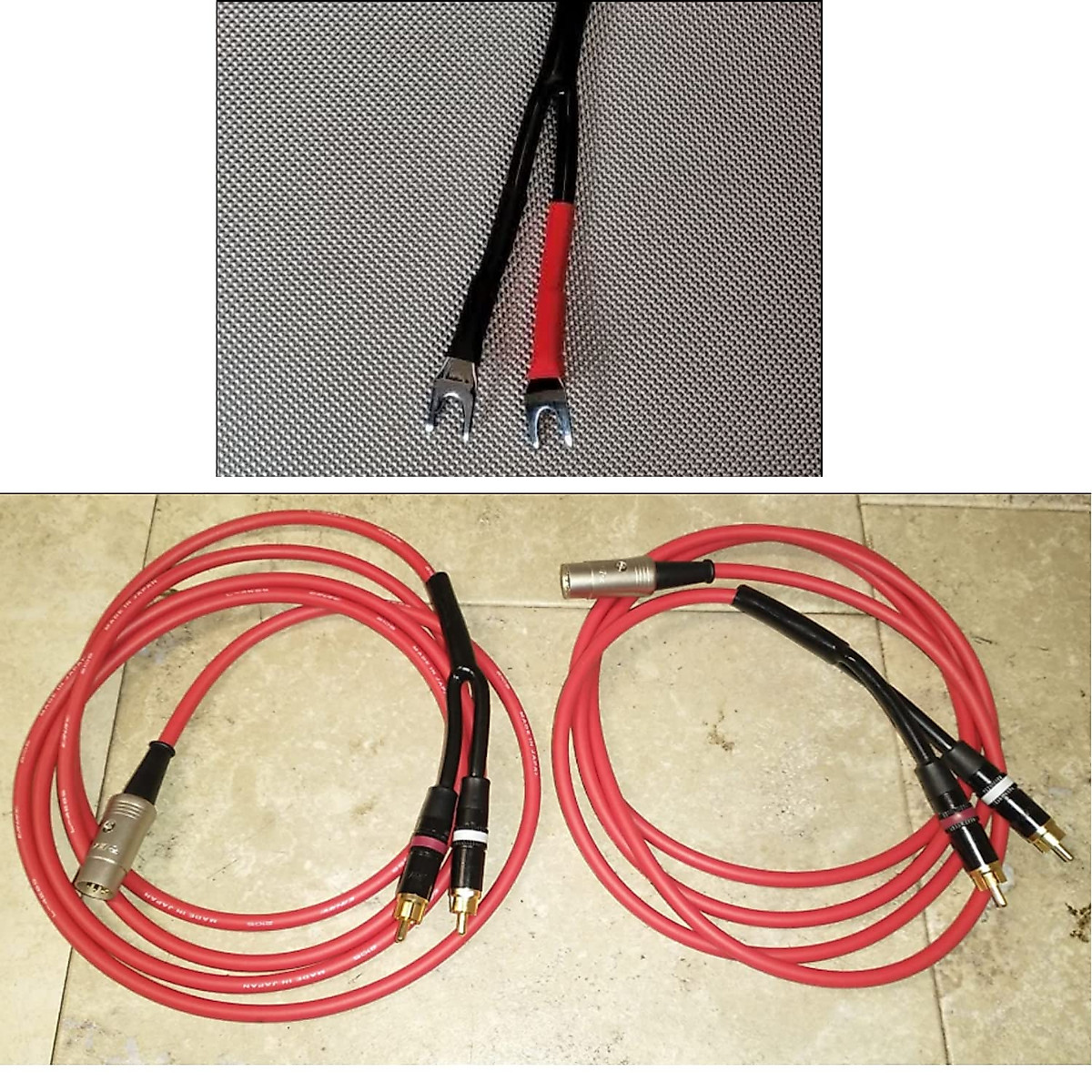 Neutrual Cable Pants, Cable Jacket Speaker Wire Pants Y Boot 9MM 2-Conductor (⌀9MM-2x 3.5MM 8PACK Black) Dressing Up/Protecting/DIY Your Speaker Cables, DIN to RCA Cables