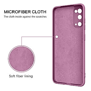 BENTOBEN for Galaxy S20 Case, Phone Case Samsung S20 5G 2020,Slim Silicone Ring Holder Kickstand Support Car Mount Soft Rubber Hybrid Hard Protection Shockproof Bumper Girl Women Cover, Deep Purple