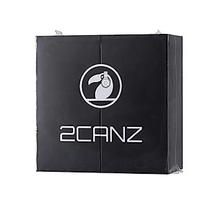 2CANZ Over-Ear Professional Wired DJ Headphones - 50mm Neodymium Drivers, Closed Back, Plush Comfrasoft Ear Cushions, 8-Way Adjustable Earpads, Foldable, and Joint Listening