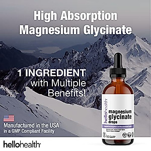 Magnesium Glycinate Liquid Magnesium Supplement Women, Men & Kids – Magnesium Bisglycinate 100 mg for Natural Calm, Stress Relief, Muscle Recovery & Joint Support – Magnesium Liquid Vitamins (30 Days)