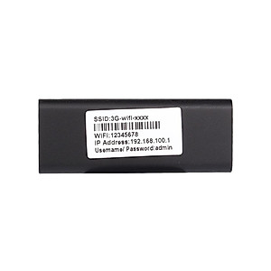 Lazmin Mini WiFi Router, USB Wireless Router, Portable Mini 3G/4G WiFi Router, 150Mbps, Compatible with All The Operating System, Plug and Play (Black)