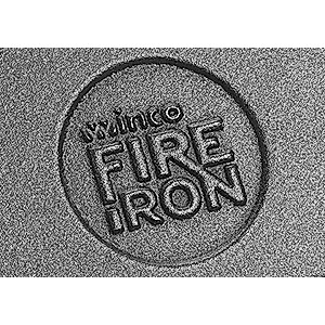 Winco Commercial-Grade Cast Iron Skillet with Handle, 5"