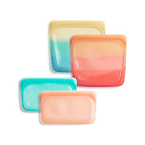Stasher Reusable Silicone Storage Bag, Food Storage Container & Reusable Silicone Storage Bag, Food Storage Container, Microwave and Dishwasher Safe