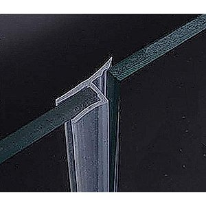 Glass Door Side Seal Strip 100” Frameless Shower Door Sweep for 1/2" Framelss Glass Door