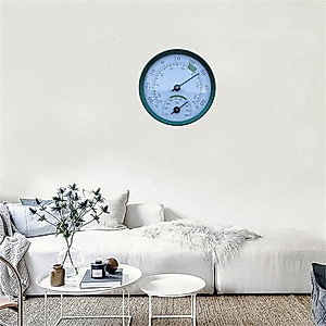 YUELER 57mm Gold Aluminum Thermohygrometer Accurate Temperature and Humidity for Indoor and Outdoor Use