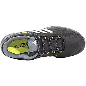 adidas Men's Terrex Eastrail Hiking Boot, Black/White/Solar Yellow, 8.5
