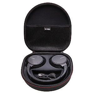 LTGEM Case Compatible with Sony WH-CH720N / WH-CH520 / WHCH710N / WH-CH510 Noise Canceling Headphones Over The Ear Headset, Black