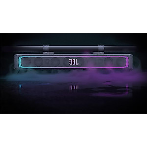 JBL RallyBar S - 21" Bluetooth Universal Outdoor Vehicle Soundbar with Built-in 150w RMS Amplifier, IP66 Water & Dust Resistant, Black