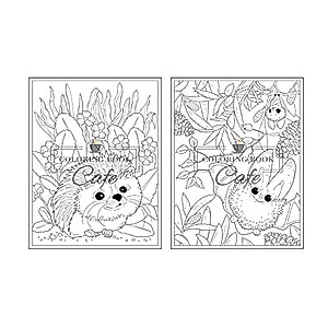 Baby Animals Coloring Book: An Adult Coloring Book Featuring Super Cute and Adorable Baby Woodland Animals for Stress Relief and Relaxation Vol. I
