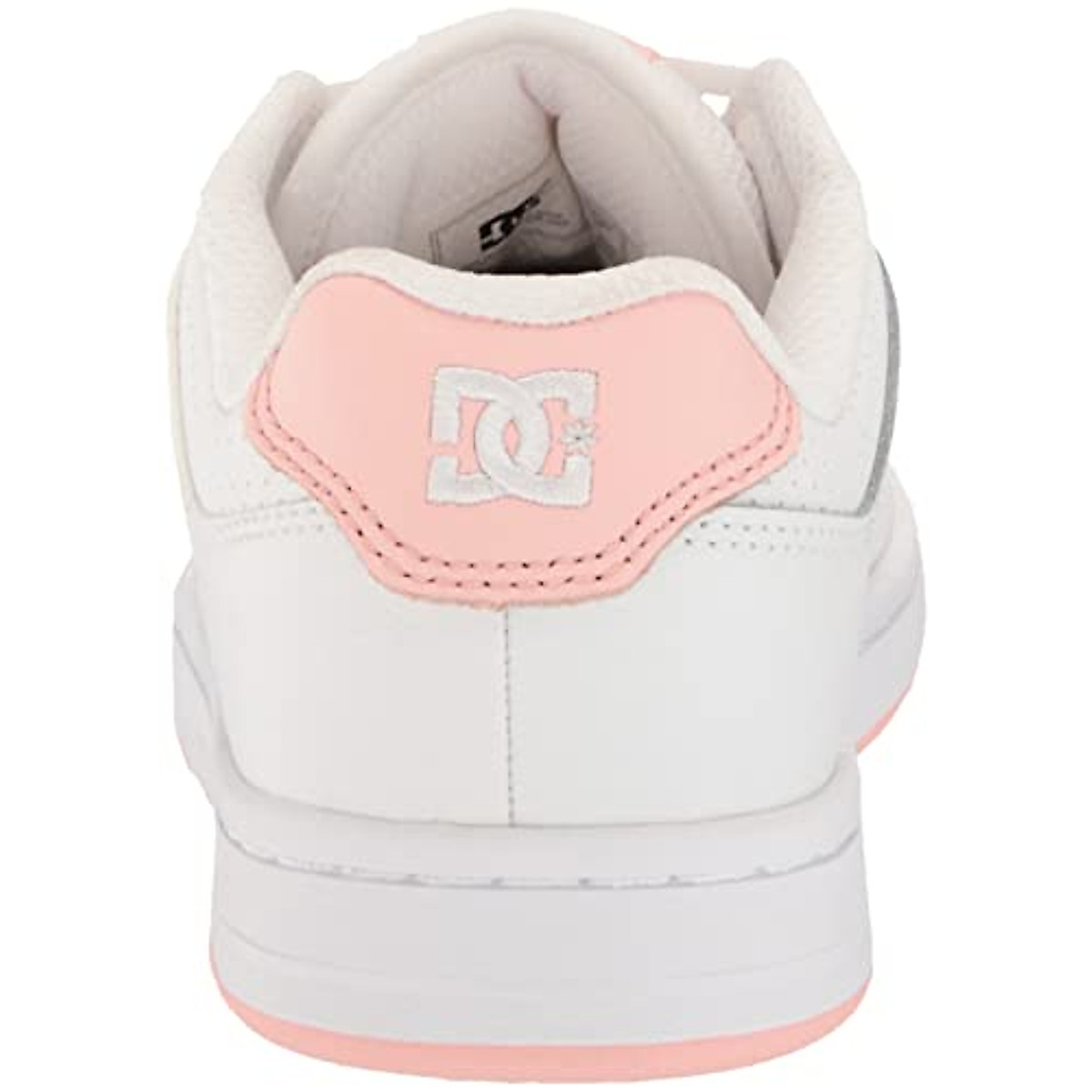 DC Women's Manteca 4 Casual Skate Shoe, White/Pink, 9.5