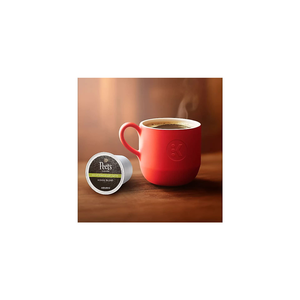 Peet's Coffee & Tea Coffee Decaf House Blend K-Cup Portion Pack for Keurig K-Cup Brewers, 88 Count