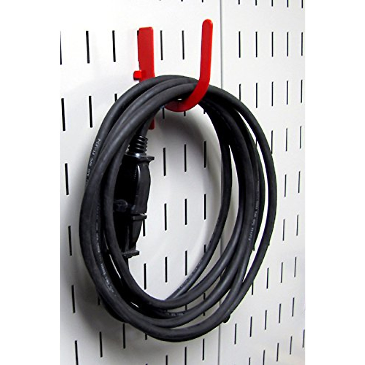 Wall Control KT-400-WRK R Slotted Tool Board Workstation Accessory Kit for Wall Control Pegboard Only, Red