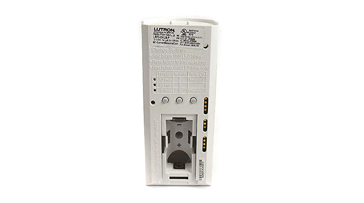 Lutron Wireless Corner Occupancy Sensor - Energy Saving, Easy Install