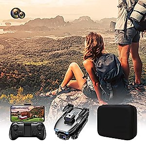 Electric Modulated Dual Camera 1080P HD Aerial Drone With Optical Flowss Obstacle Avoidance, Headless Mode, Altitude Hold, Folding Quadcopter RC Airplane, RC Toy Gift For Boys And Girls Beginner