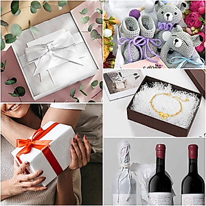 Phinus 150 Sheets White Tissue Paper, 14 x 20 Inches Tissue Paper Bulk, Wrapping Tissue Paper for Weddings Birthday DIY Project Arts Craft Decor