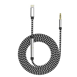 Aux Cord for iPhone, [Apple Mfi Certified] 3-in-1 iPhone Headphones Jack iPhone to car 3.5mm Aux Cord, Lightning to aux Adapter Compatible with iPhone 14/14Pro/13/13 Pro/13 Pro Max/12/12 Pro Max/11