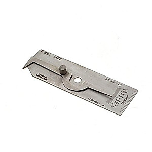 Weld V-WAC Gage Standard Welding Biting Edge Under Cut Gauge Welder Inspection Ruler