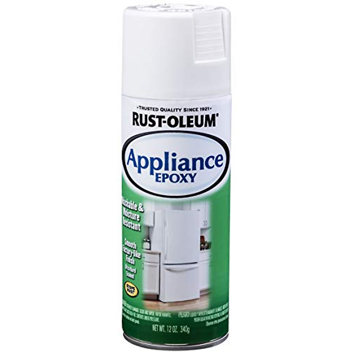 Rust-Oleum 7881830 Specialty Appliance Epoxy Spray Paint, 12 oz, White