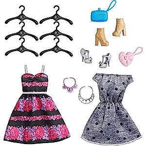 Barbie Fashionistas Ultimate Closet Portable Fashion Toy with Doll, Clothing, Accessories and Hangers, Gift for 3 to 8 Year Olds