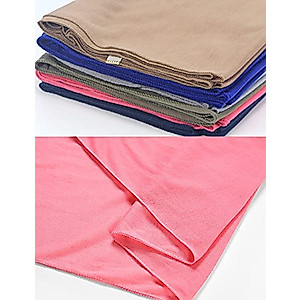 Harewom Head Wraps for Black Women Stretchy Head Scarf African Hair Wraps for Dreads Locs Natural Hair Turban Headwraps Jersey Tie Headbands(Denime Blue and Grey)