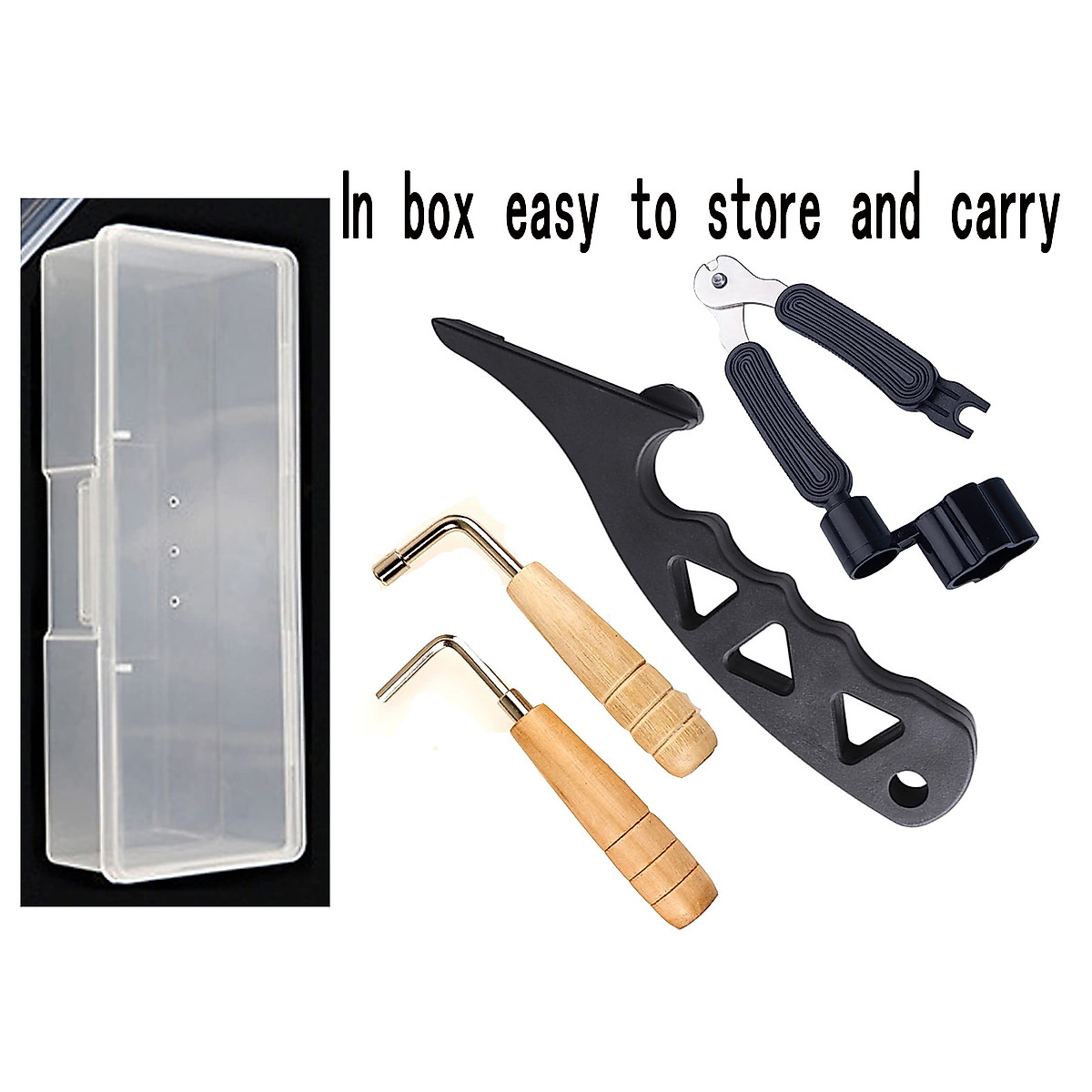 Guitar String Stretcher, Hexagon Metal Wrench，Guitar Adjustment Set(3 set)