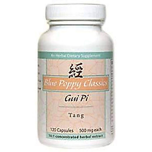 Gui Pi Tang (120 capsules, 500mg each) - Blue Poppy