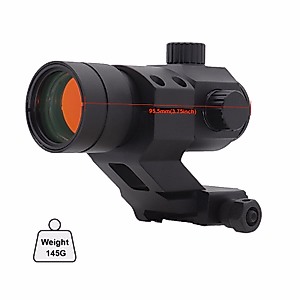 SHOTAC Red Dot Sight ST008,2 MOA dot size, Submersible to 10 feet (3 Meters) IPX8 Waterproof & Shockproof Over 15,000 Rounds of .223