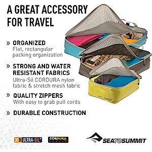 Sea to Summit Travelling Light Garment Mesh Bag Packing Organizer, Small, Black