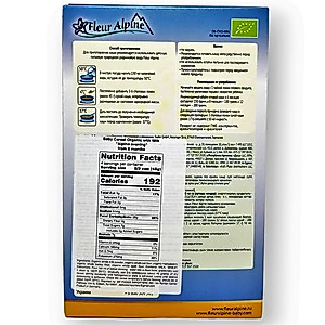 Fleur Alpine Beby Milk Cereal Alpine Evening for Babies from 6 months 7oz/200g from Germany
