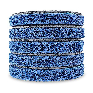 BHA Easy Strip Discs Clean and Remove Paint, Rust and Oxidation 4-1/2” x 7/8” - 5 Pack