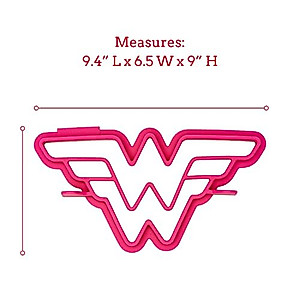 Whiskware Justice League Silicone Pancake Mold, Pancake Shaper, Dishwasher Safe, BPA and Phthalate Free Plastic, Wonder Woman