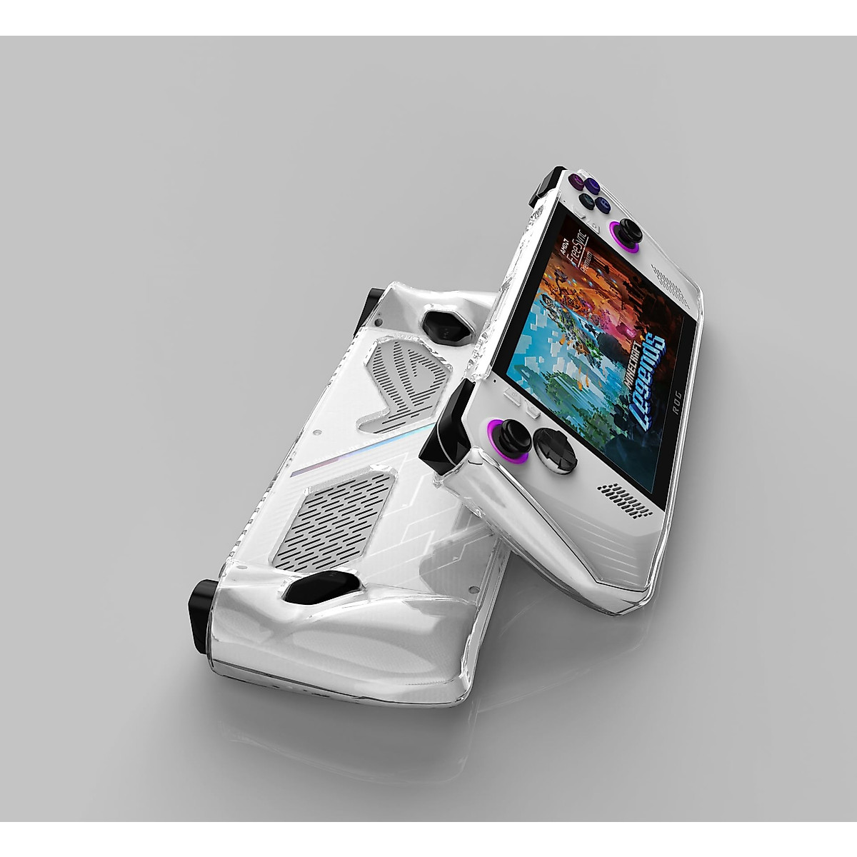 Miimall for ROG Ally TPU Clear Case, Snugly Fit Anti-Slip Shockproof Anti-Scratch Protective Cover Case for Ally Gaming Handheld 2023