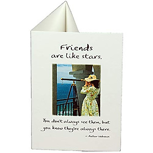 Blue Mountain Arts PIX012 Greeting Card “Friends are Like Stars” Is The Perfect Birthday Or “Thinking of You” Card For A Wonderful Friend, by Douglas Pagels